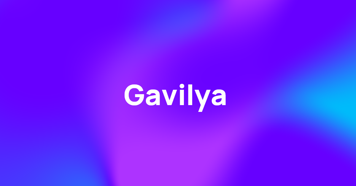 Gavilya - A simple game launcher